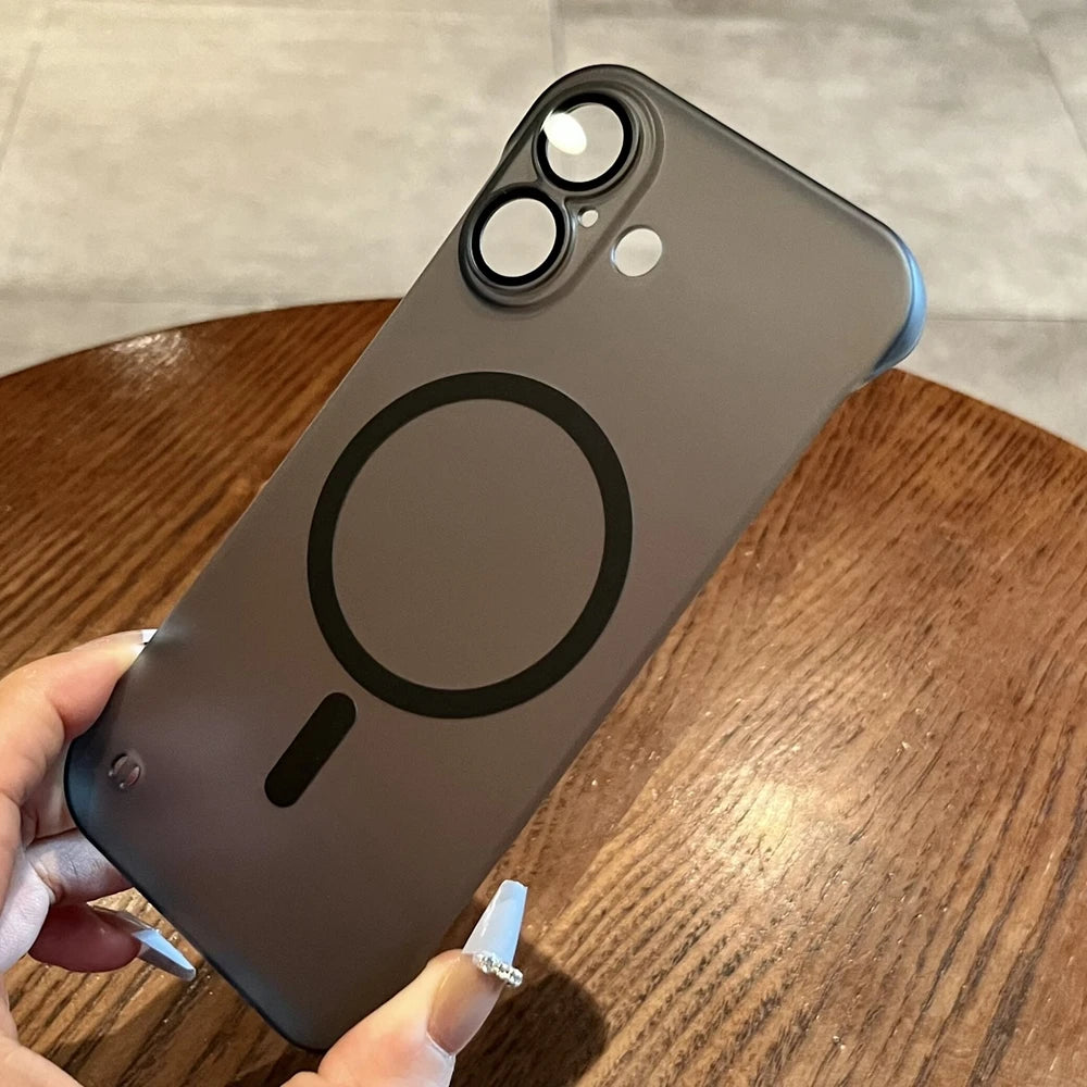Frameless Heat Radiation Slim Matte Magsafe Case for iPhone 16 15 14 1 ...