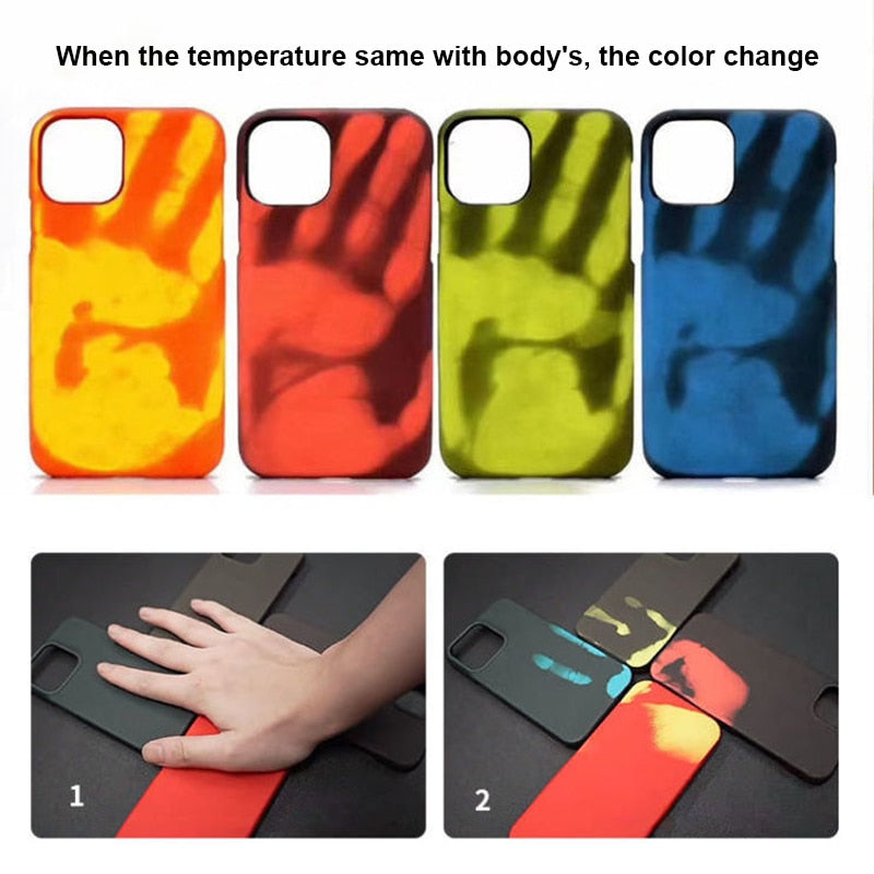 Thermal Sensor Color Change Case for iPhone 14 13 12 Series – Bestie Phone