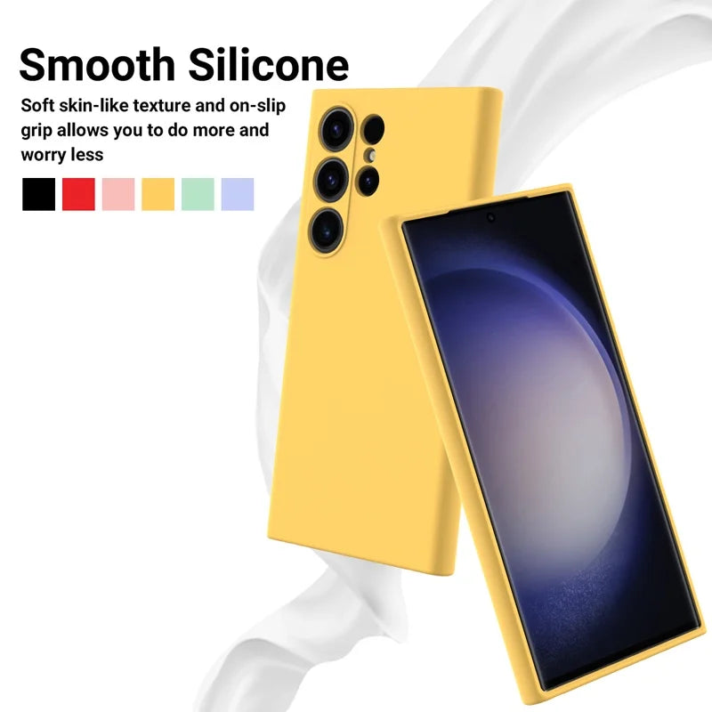 Solid Pastel Color Shockproof Easy To Clean Liquid Silicone Case For G ...